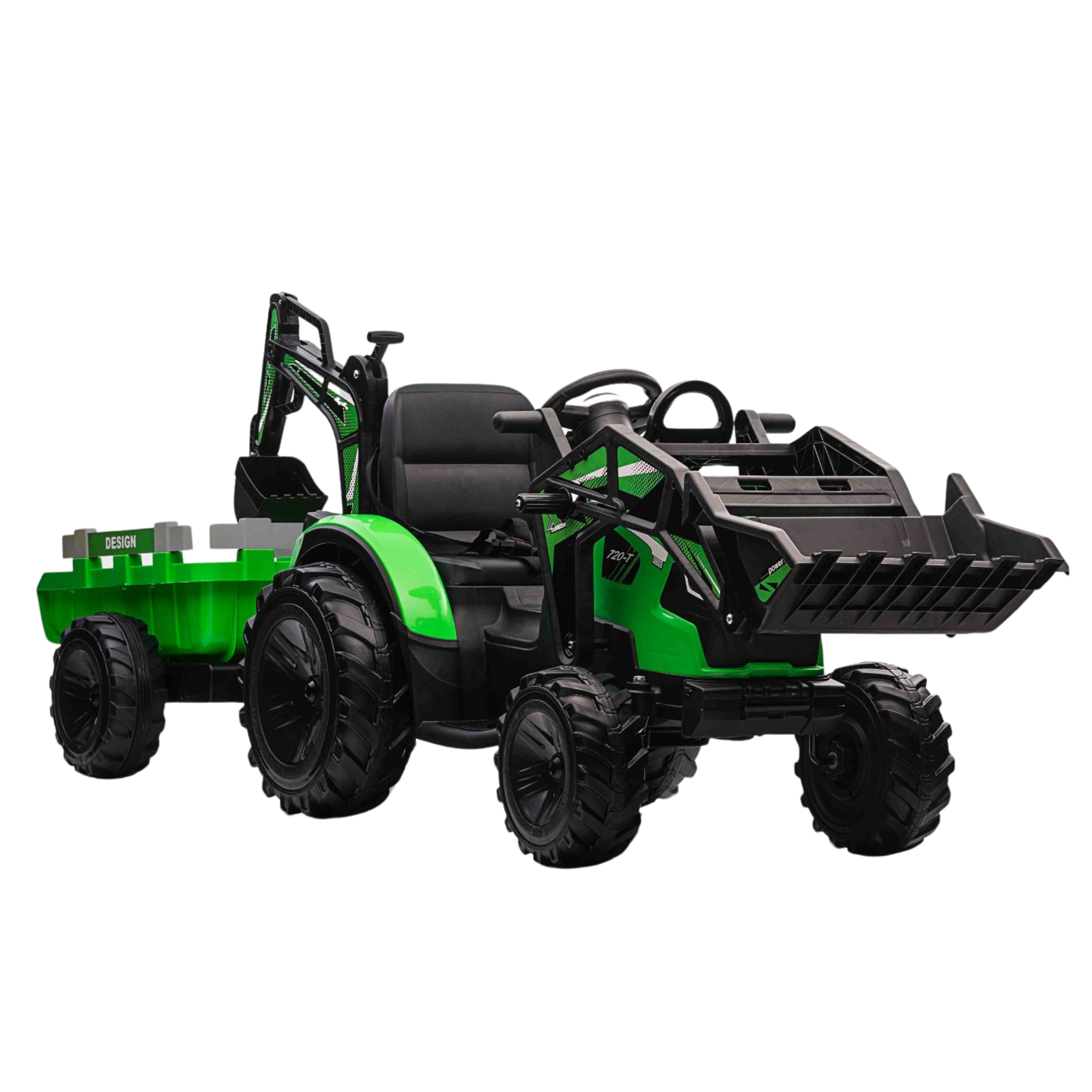 The Big Digger Tractor - Tough Trucks For Kids
