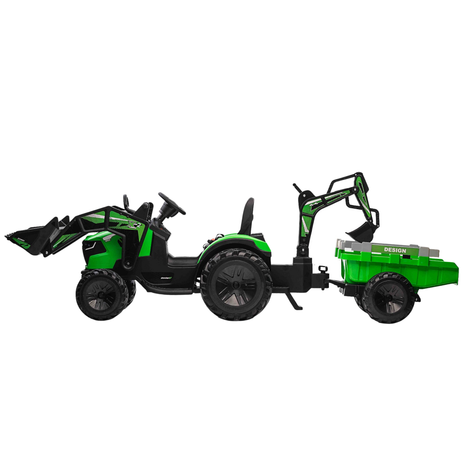 The Big Digger Tractor - Tough Trucks For Kids