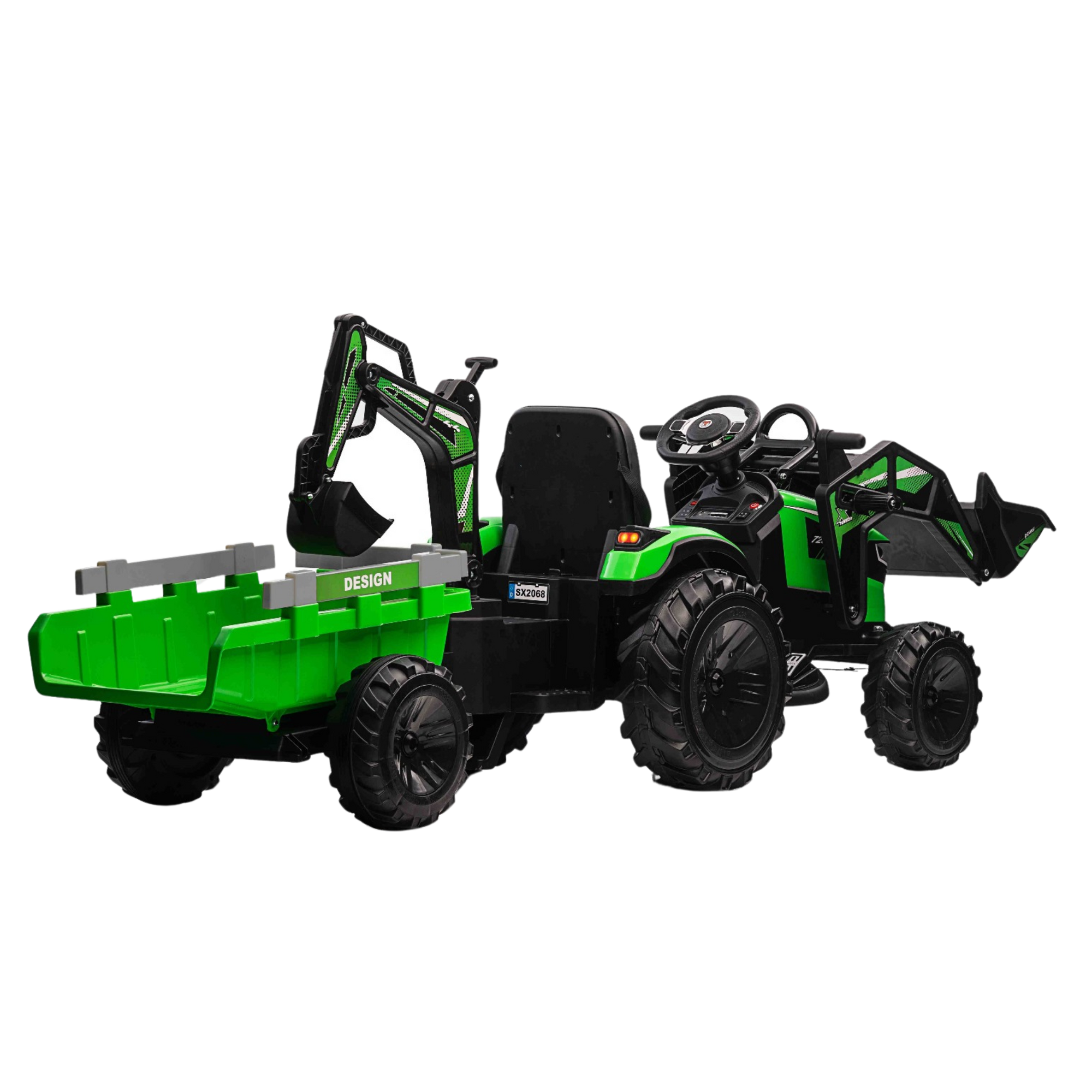 The Big Digger Tractor - Tough Trucks For Kids